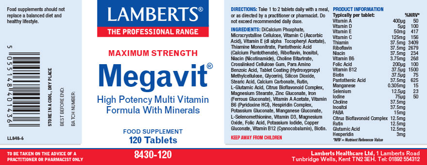 Buy Lamberts Health Care Megavit® from Lamberts