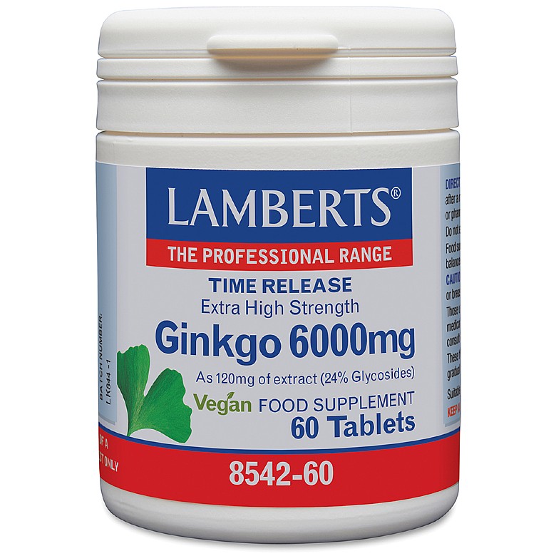 Ginkgo 6000mg | Ginkgo biloba | Lamberts Healthcare